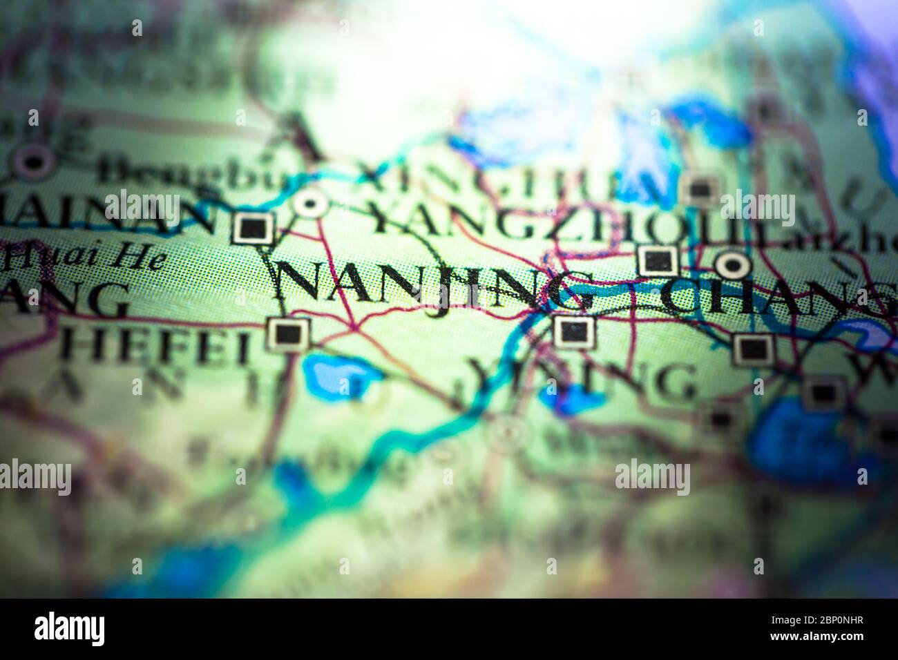 Nanjing map hi-res stock photography and images - Alamy