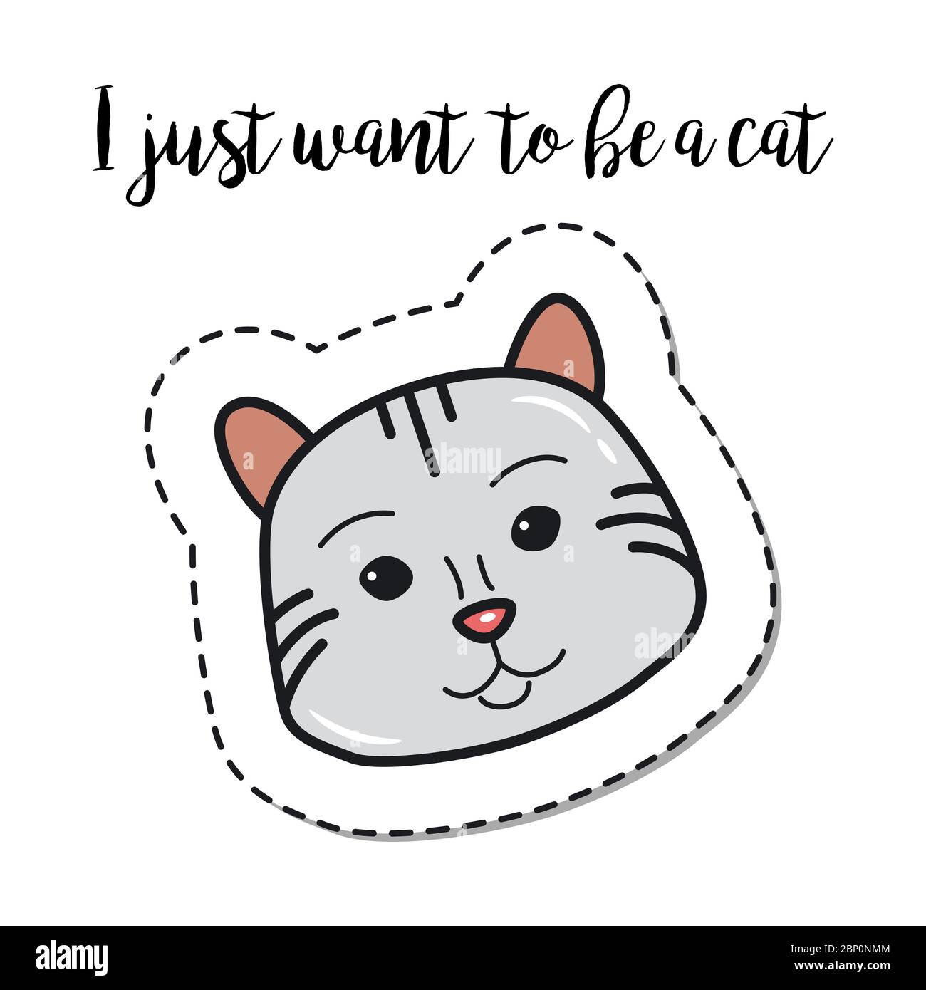 Cute little face super Stock Vector Images - Alamy