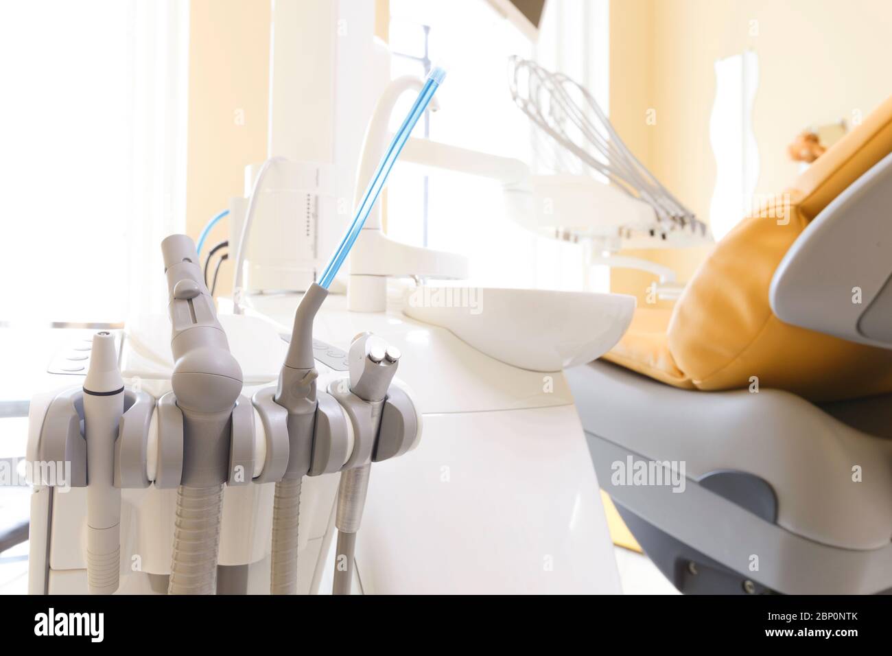 Professional dentist tools for medical treatment of patients Stock ...