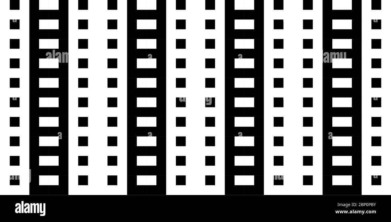 Black And White Seamless Abstract Pattern Vector Illustration Stock ...