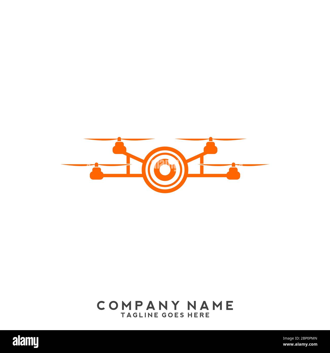 Drone logo design icon silhouette hi-res stock photography and images ...