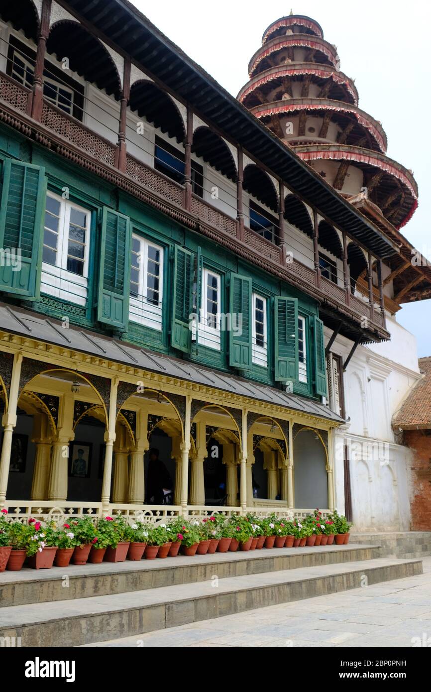 Lalitpur Nepal - Patan Royal Palace Complex Building Stock Photo - Alamy