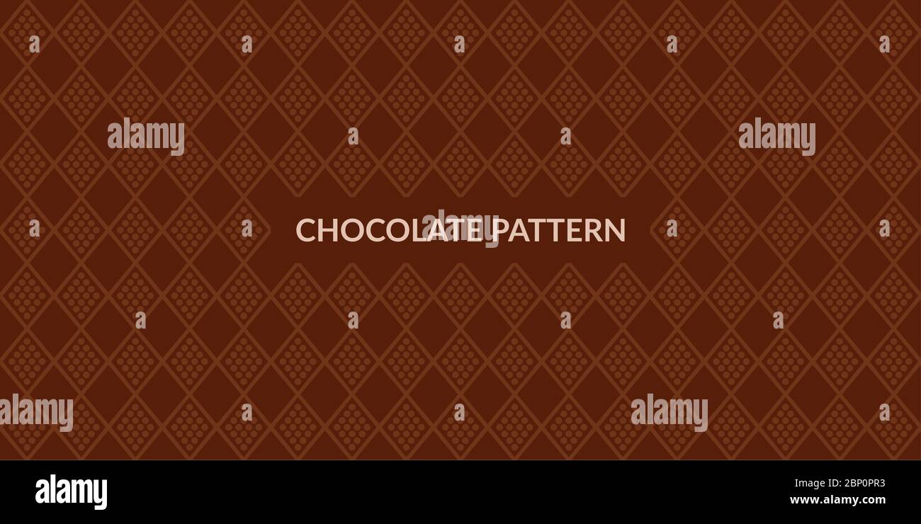 Seamless texture chocolate bar background Stock Vector Images - Alamy
