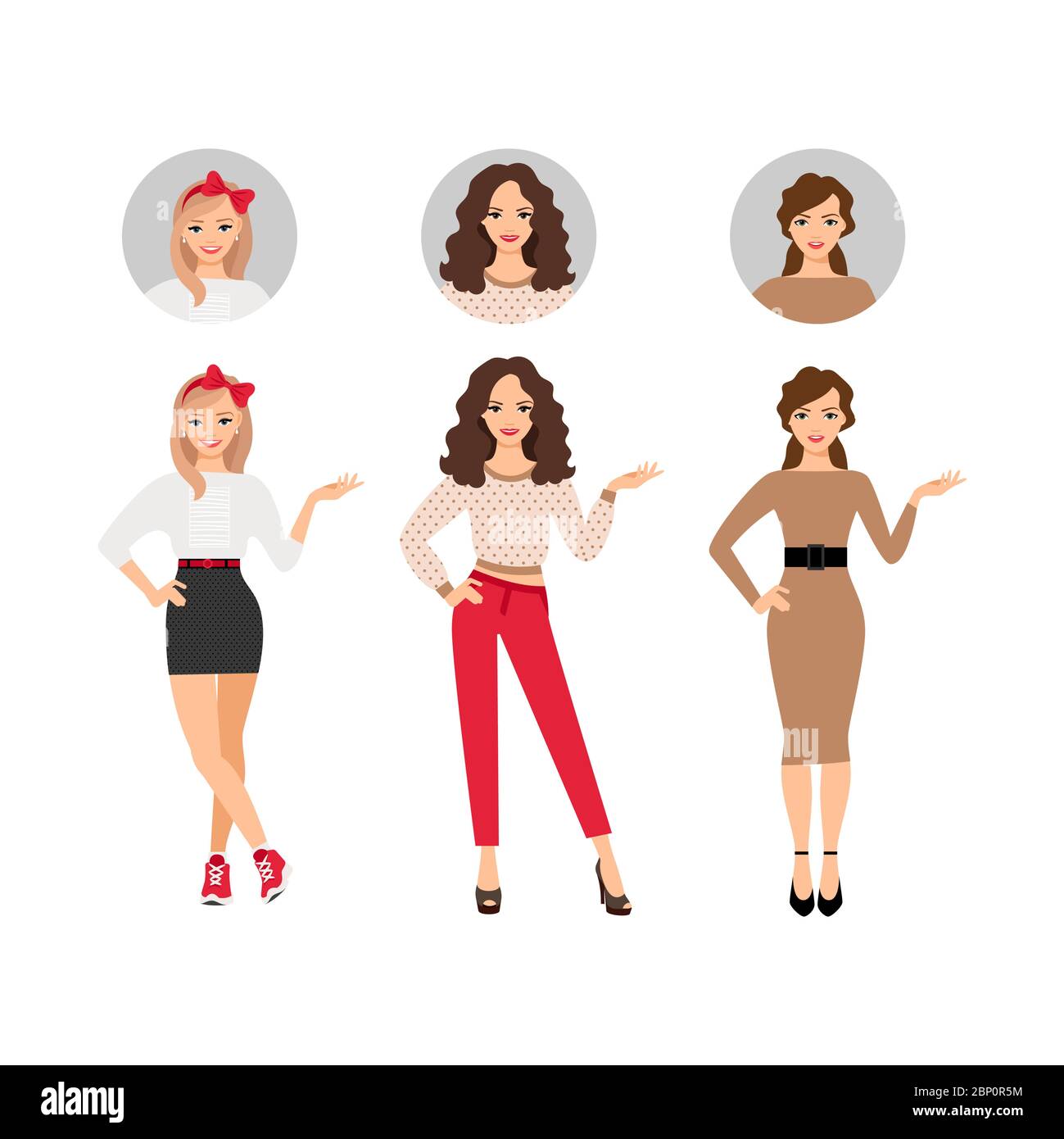 Fashion model vector hi-res stock photography and images - Alamy