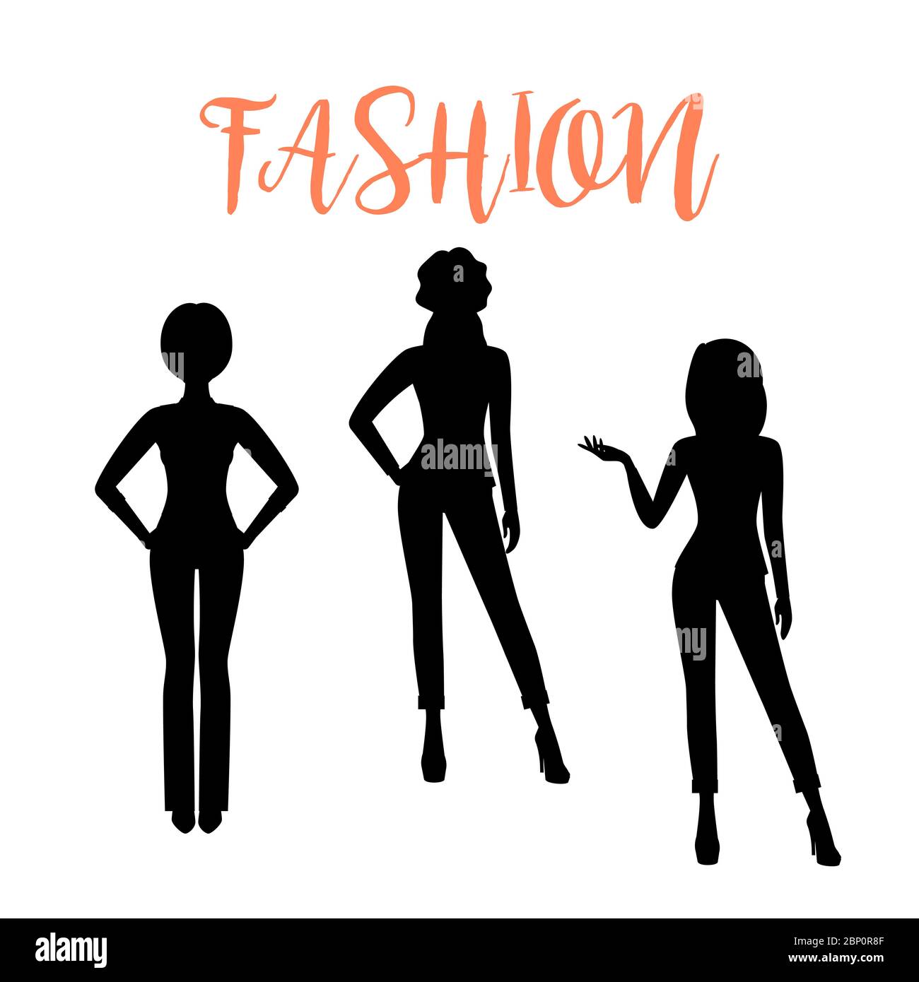 Runway Model Silhouette Vector
