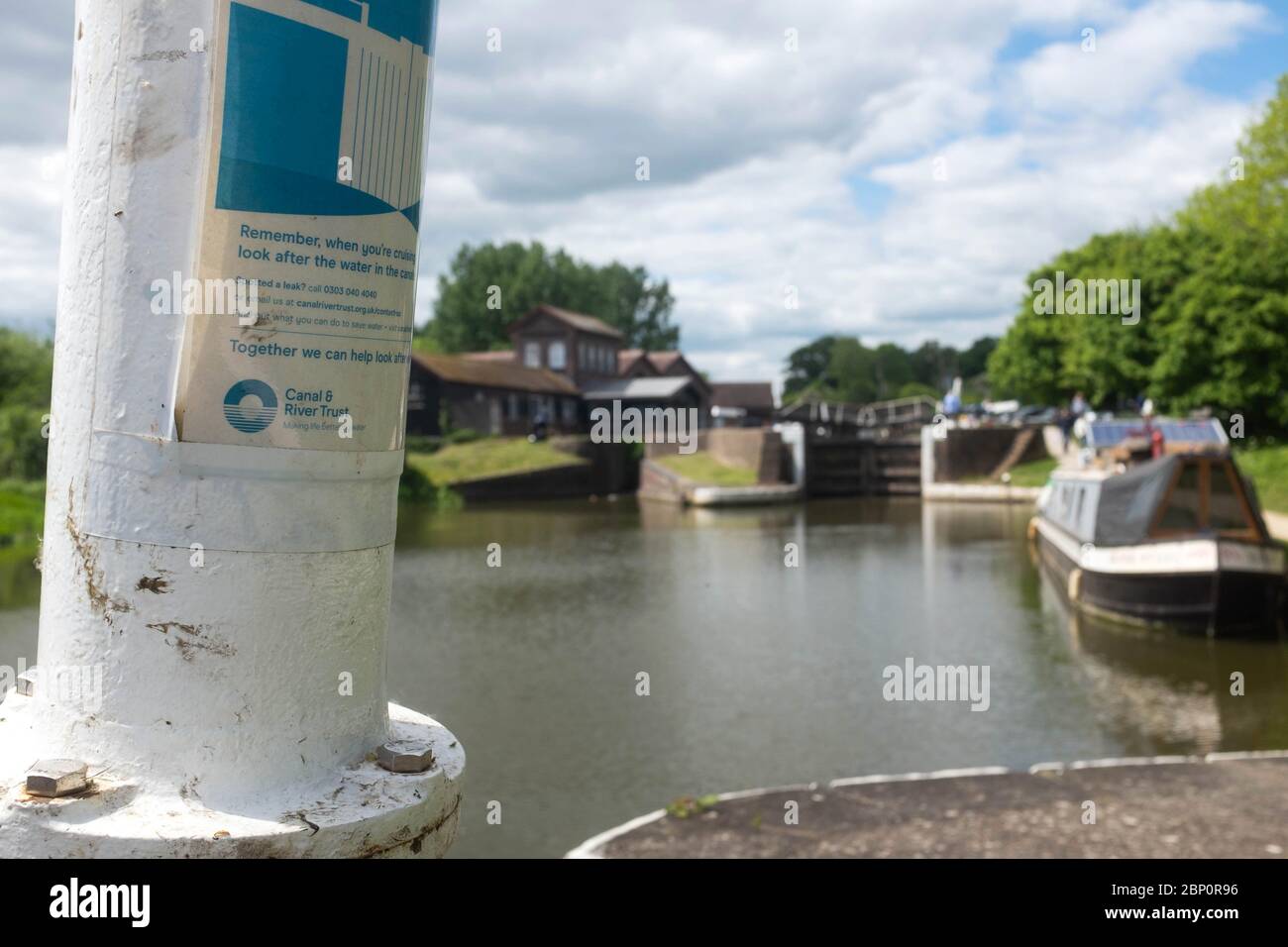Hatton Locks, Grand Union Canal, Warwickshire Stock Photo - Alamy