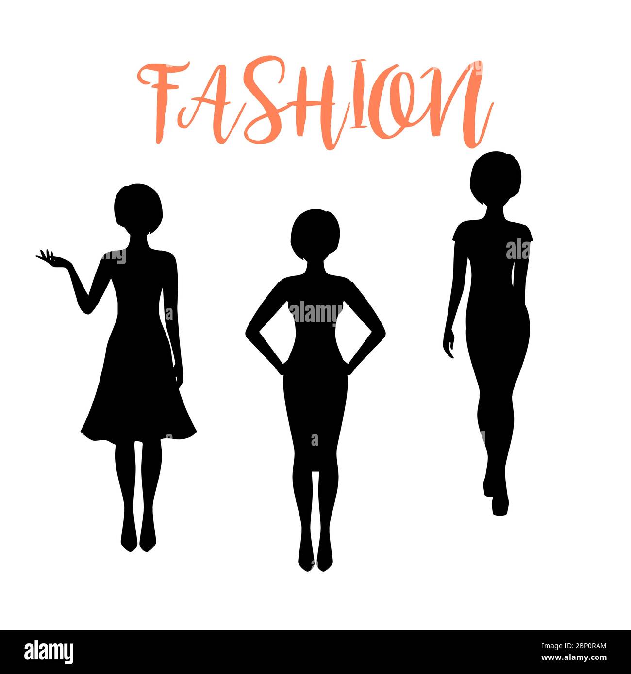 Runway Model Silhouette Vector