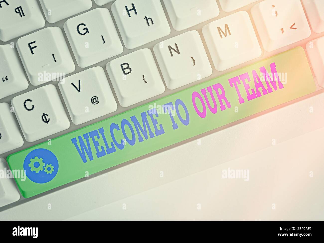 Conceptual hand writing showing Welcome To Our Team. Concept meaning ...