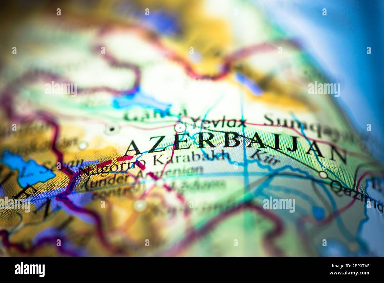Map azerbaijan continent hi-res stock photography and images - Alamy