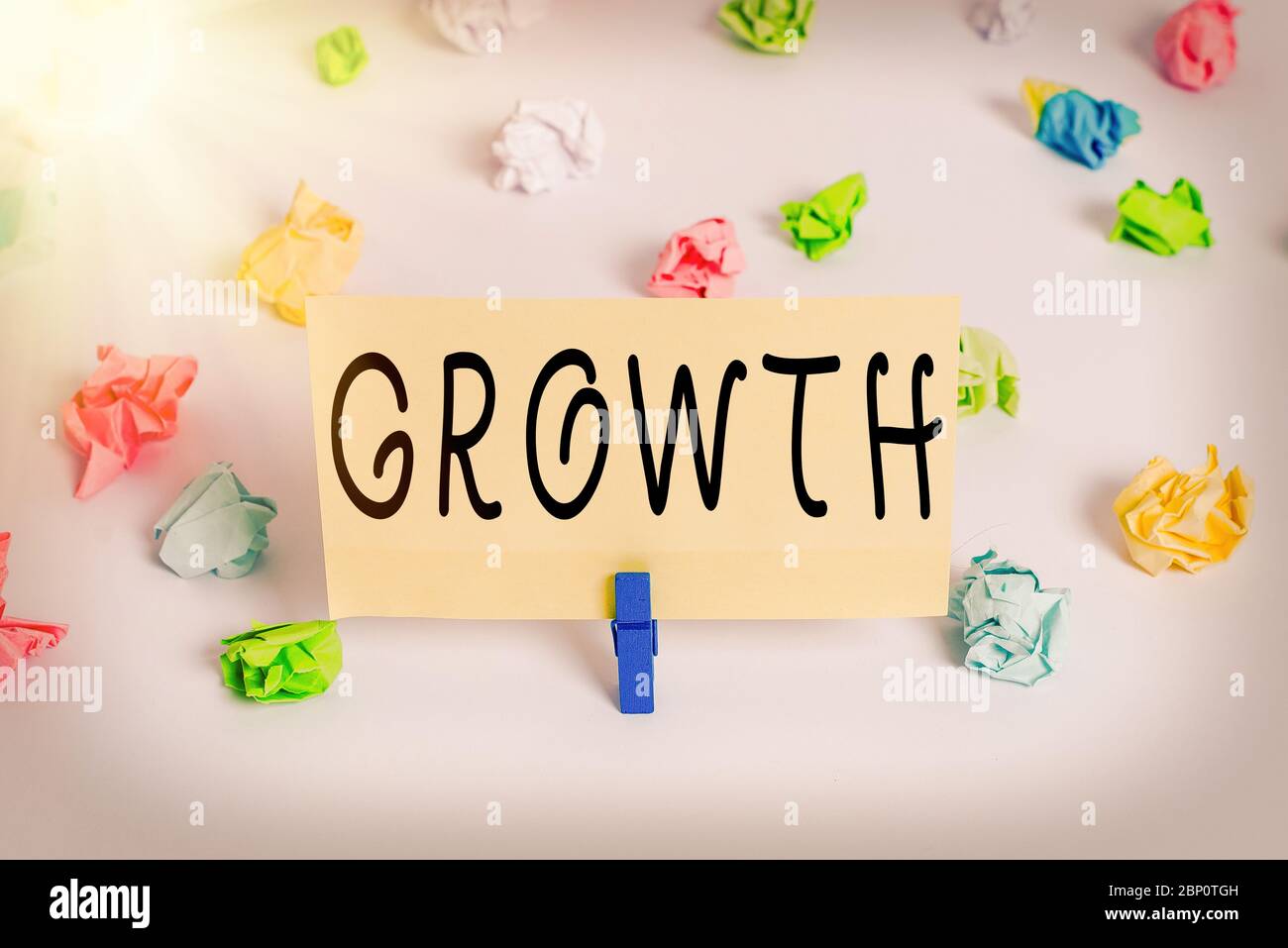 Conceptual hand writing showing Growth. Concept meaning process of ...