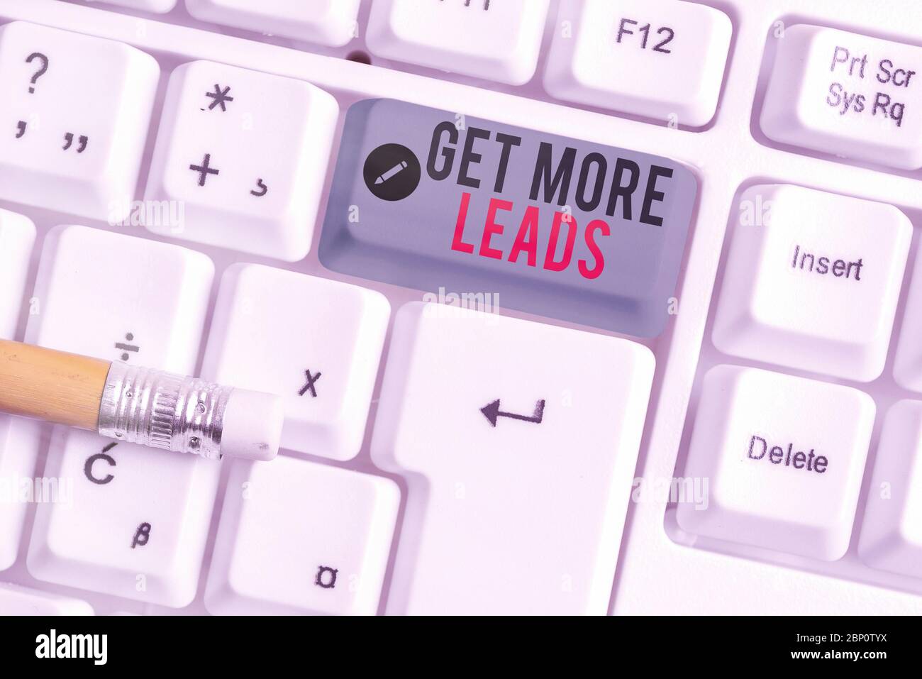 Conceptual hand writing showing Get More Leads. Concept meaning ...