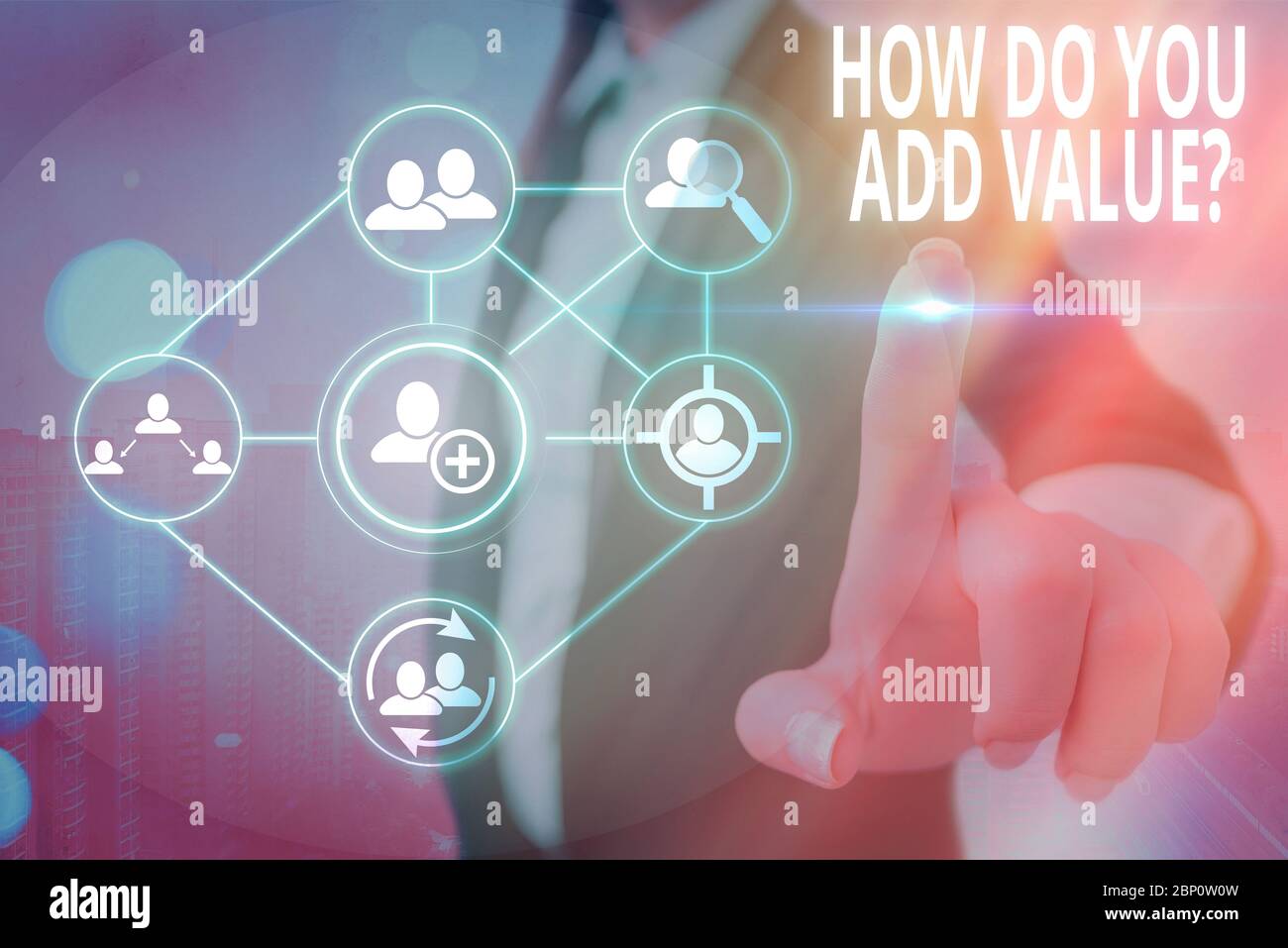 Conceptual hand writing showing How Do You Add Value Question. Concept ...