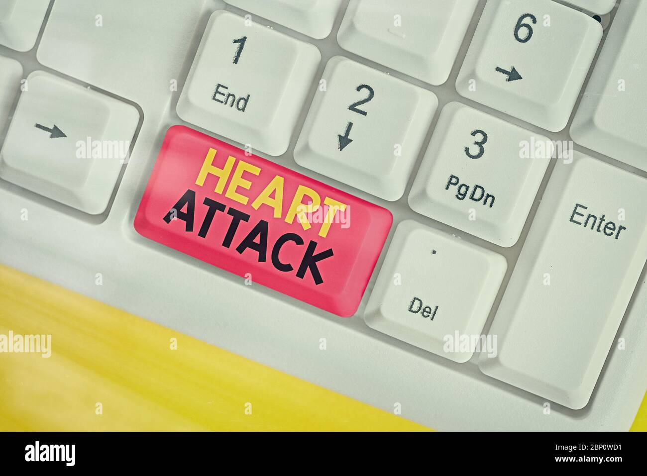 Handwriting text writing Heart Attack. Conceptual photo sudden ...