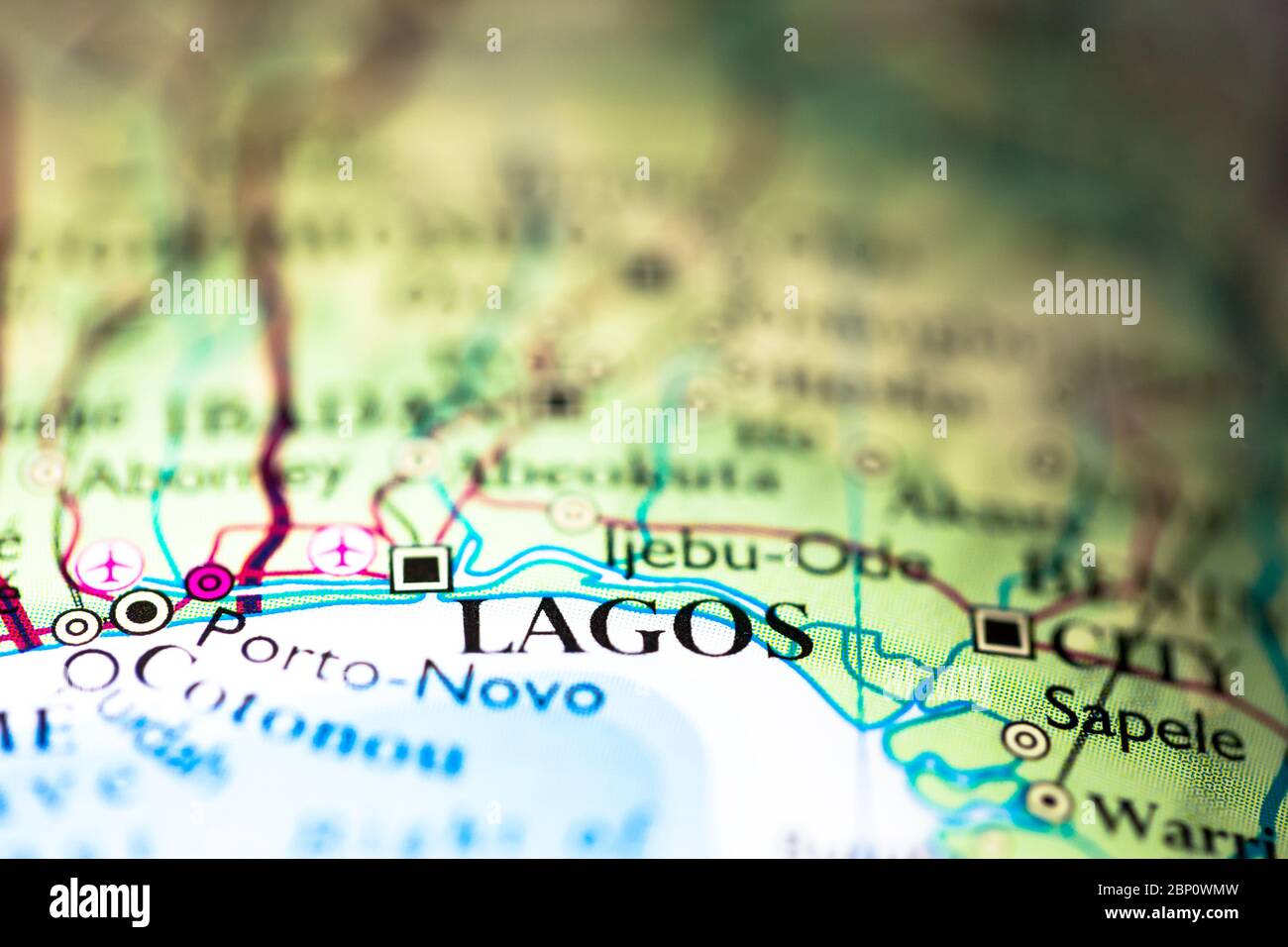 Lagos On A Map Of Africa - United States Map