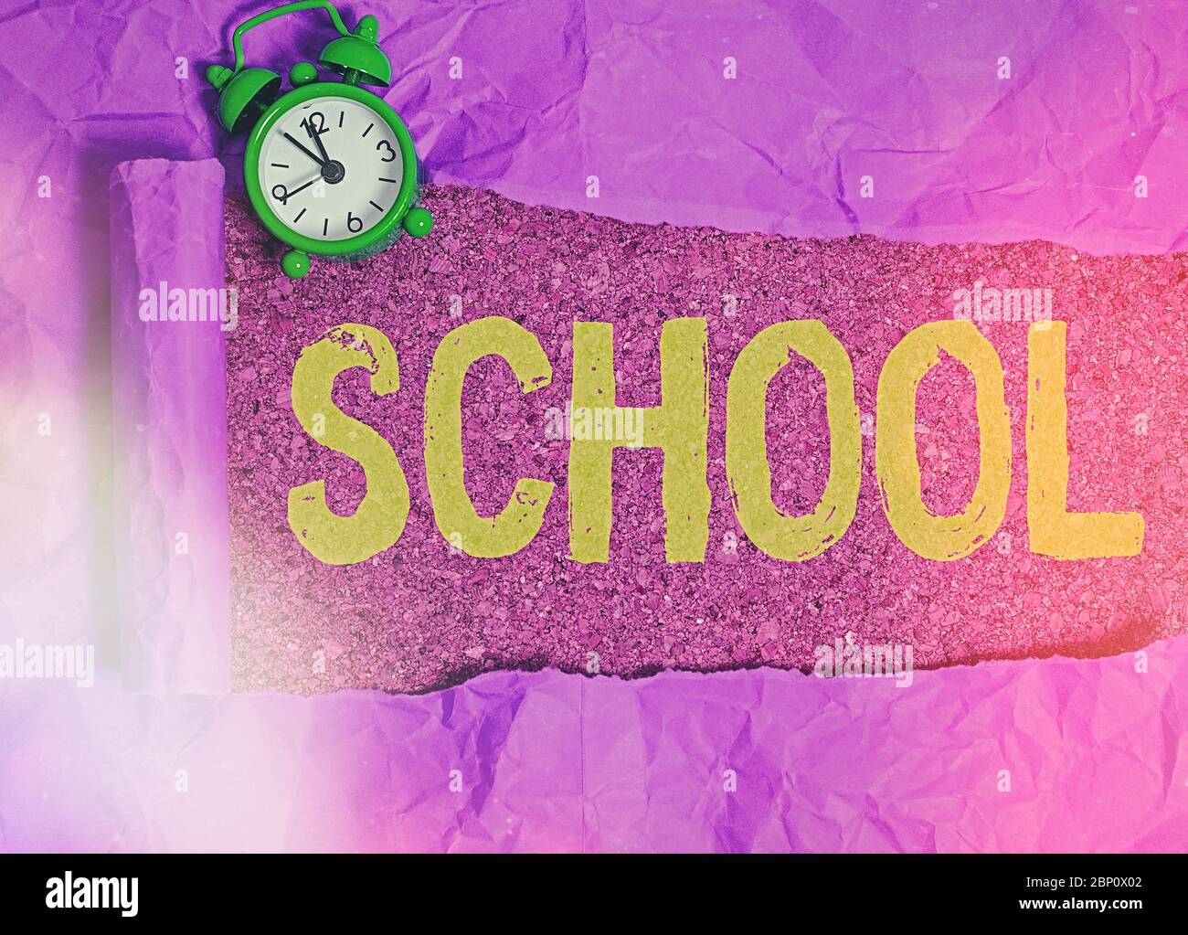 Writing note showing School. Business concept for any institution which ...