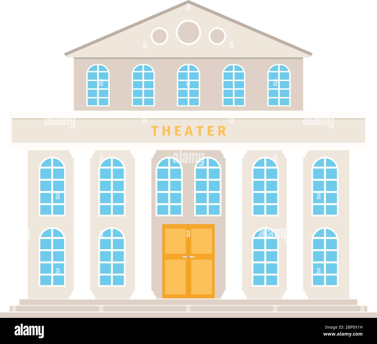 Theatre Building Clipart