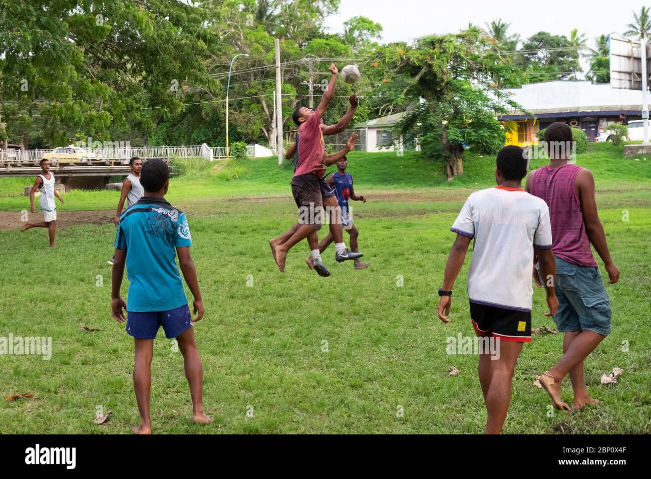 Fijian men hi-res stock photography and images - Alamy