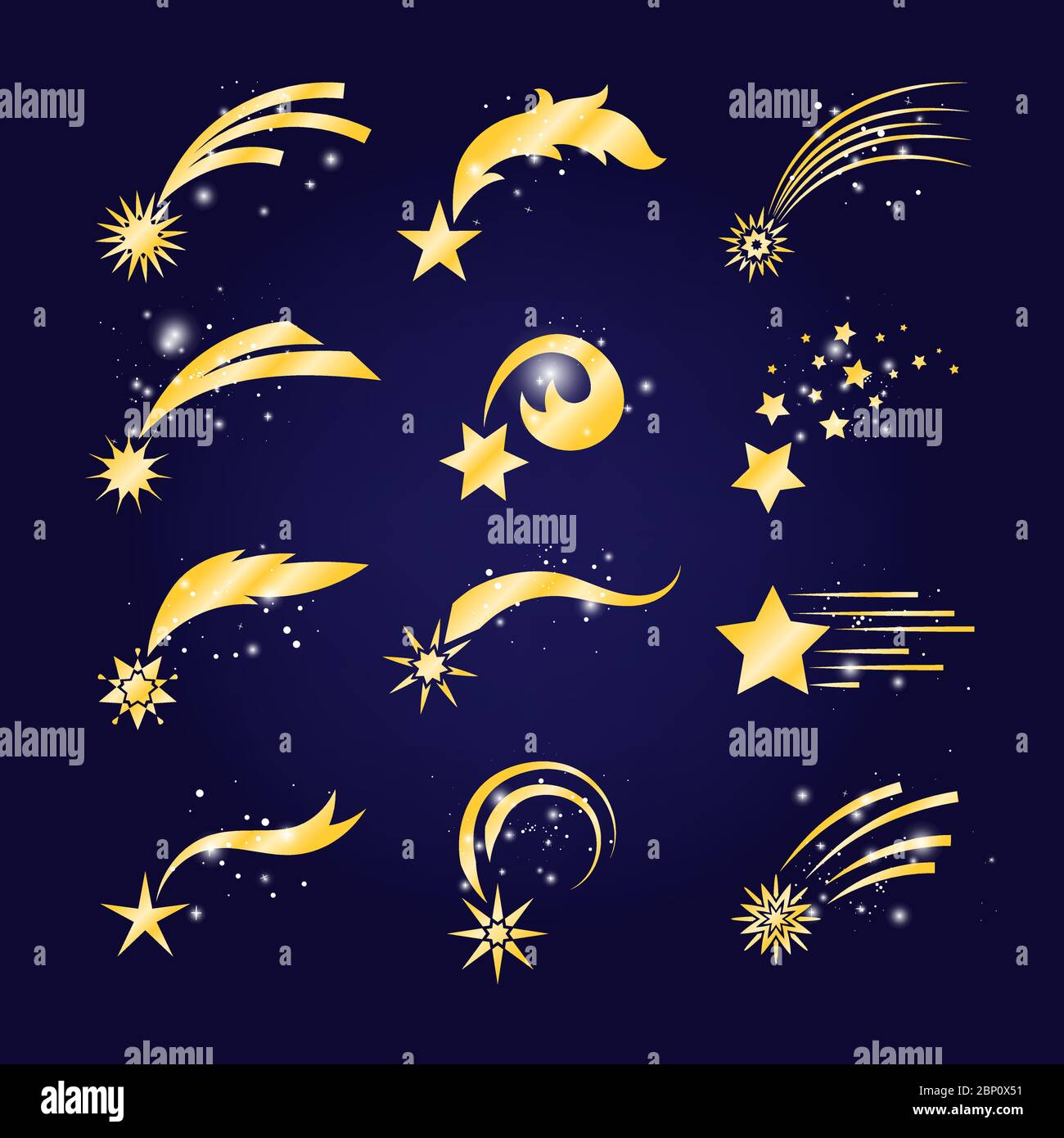 Star burst sky at night twinkle Stock Vector Images - Alamy