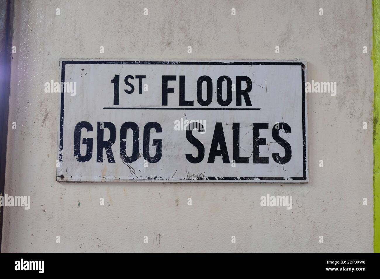 Sign in the market,Suva,Viti Levu, Fiji, South Pacific Stock Photo - Alamy