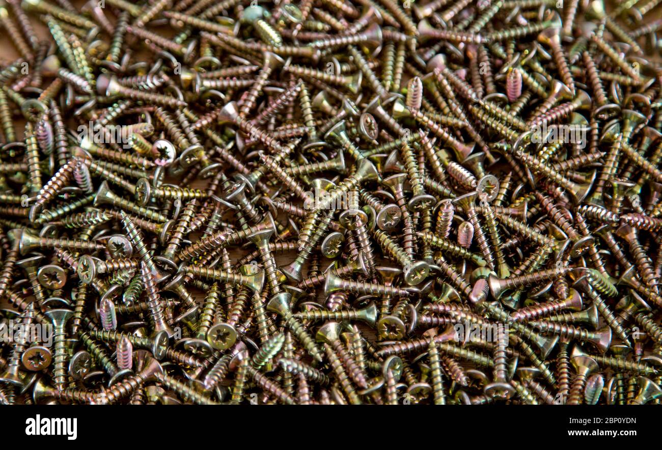 Chrome screws hi-res stock photography and images - Alamy