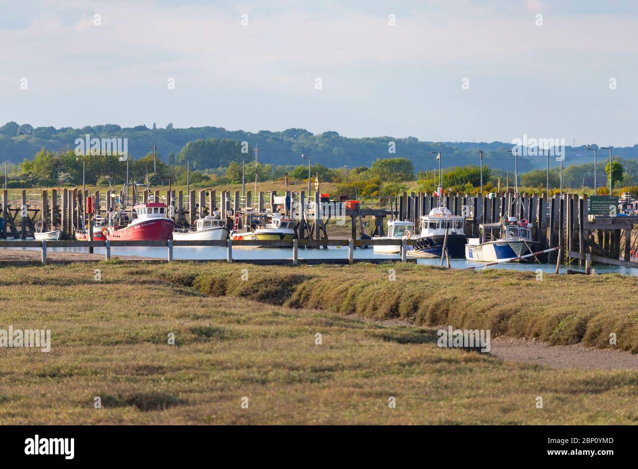 Rye harbour and the river rother, east sussex, uk Stock Photo - Alamy