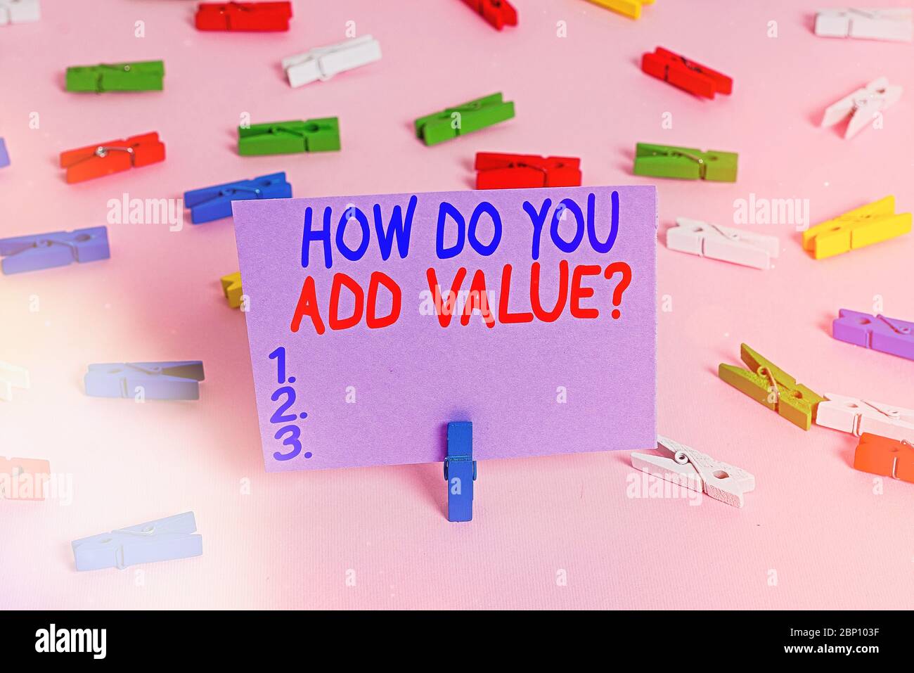 Handwriting text writing How Do You Add Value Question. Conceptual ...
