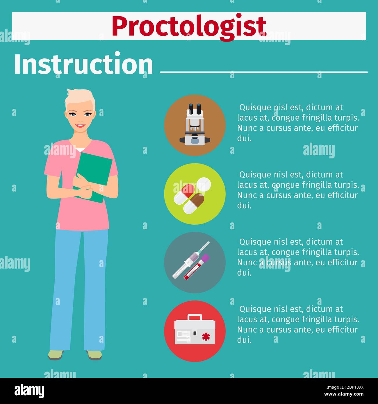 Medical equipment instruction manuals with icons for proctologist ...