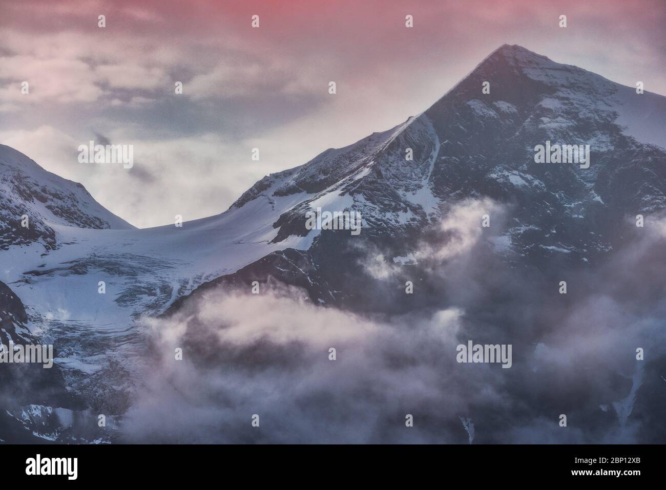 Alpine sunset view hi-res stock photography and images - Alamy