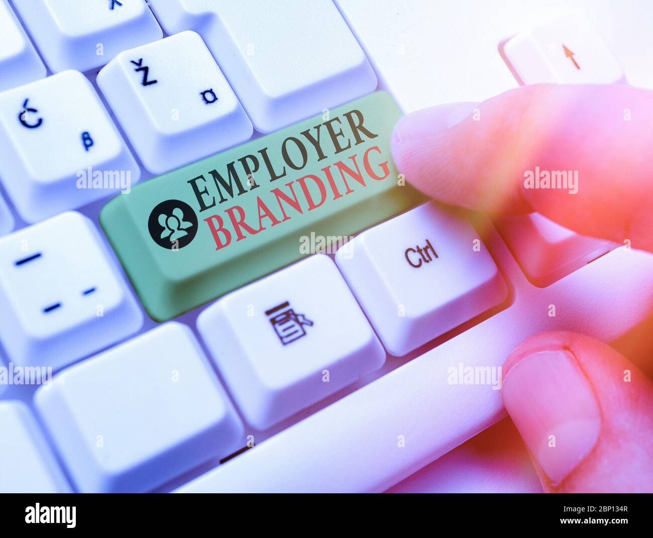 Handwriting text writing Employer Branding. Conceptual photo promoting ...