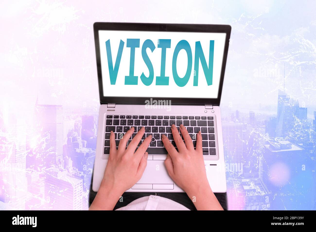 Word writing text Vision. Business photo showcasing ability to think ...