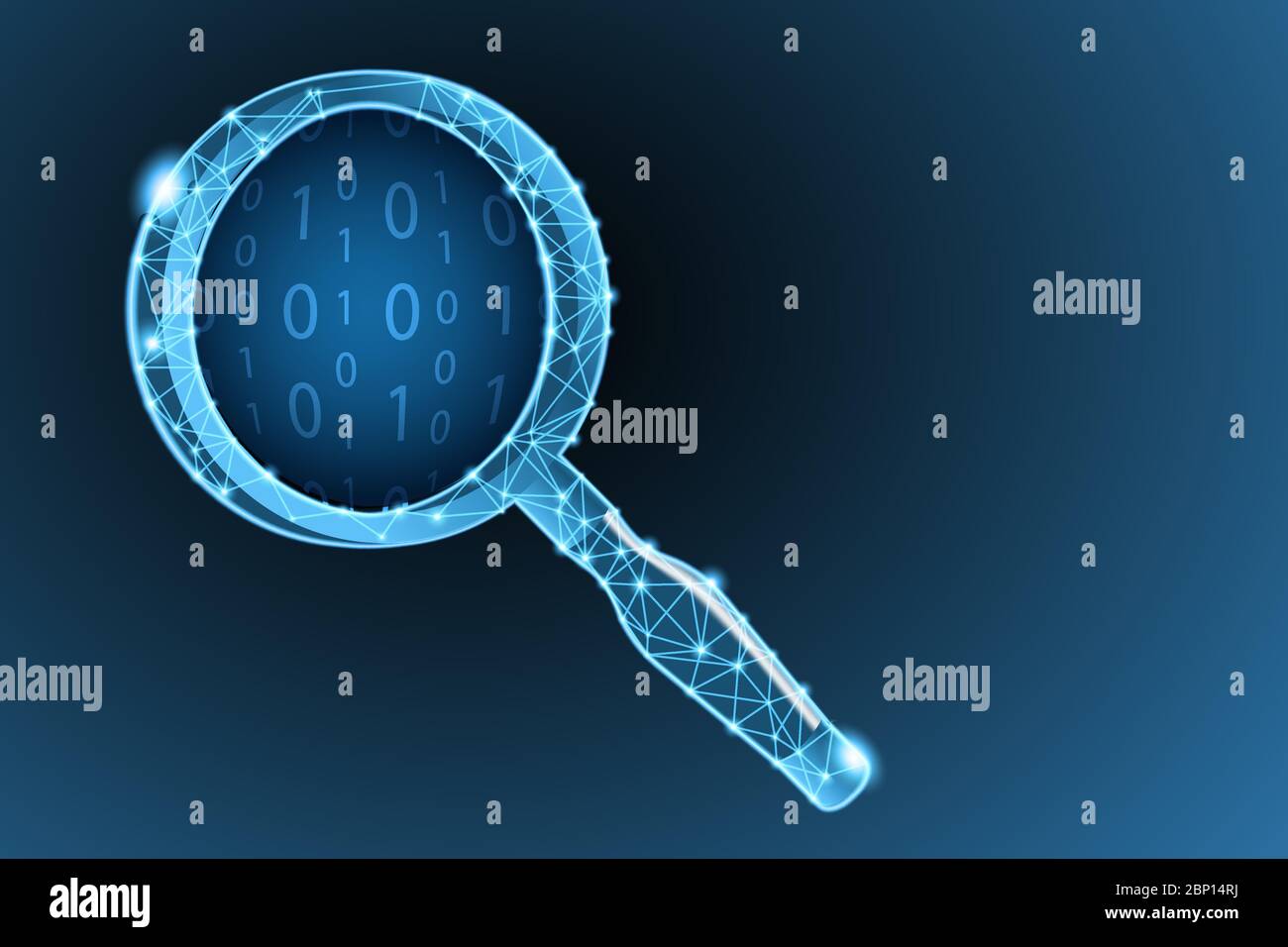Magnifier illustration hi-res stock photography and images - Alamy