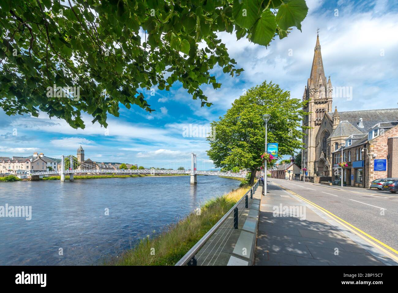 River ness inverness skyline hi-res stock photography and images - Alamy