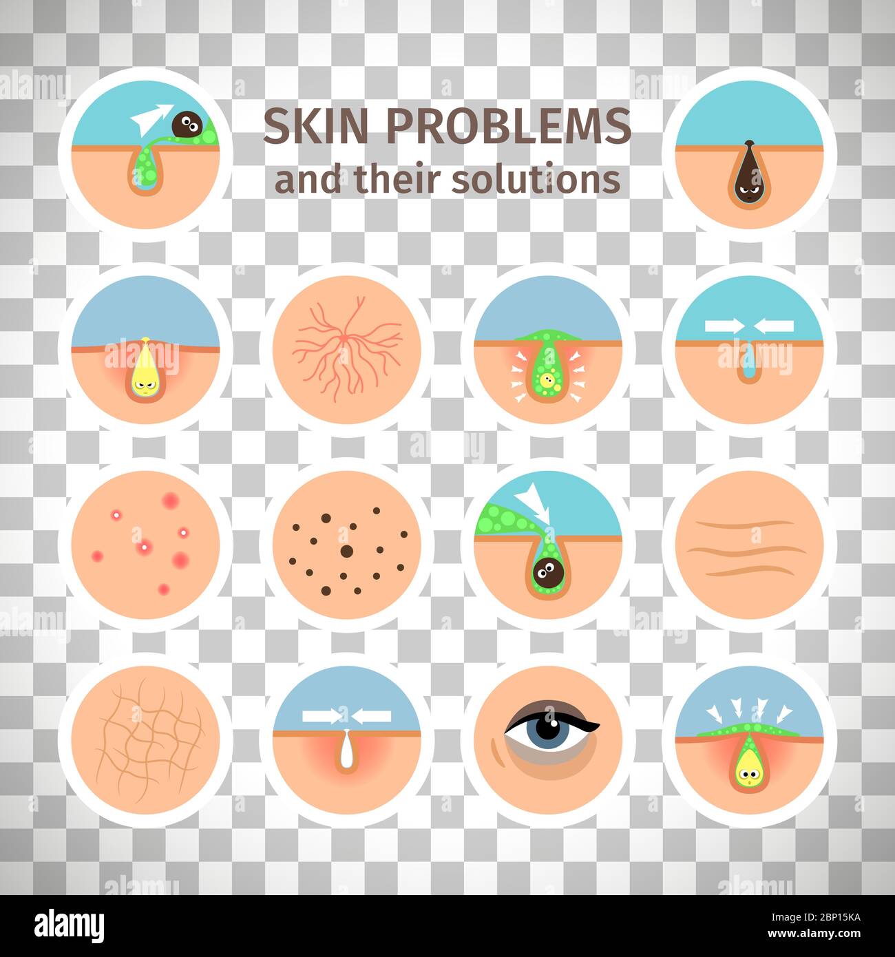 Skin problems. Facial treatments, face washing and problem correction ...