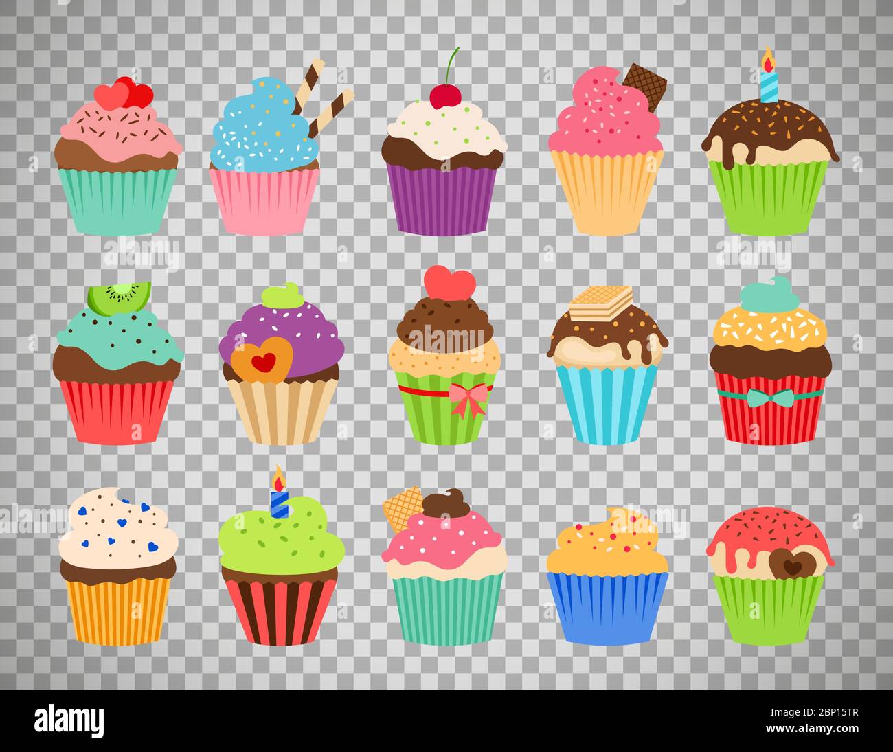 Birthday Cupcake Transparent Background