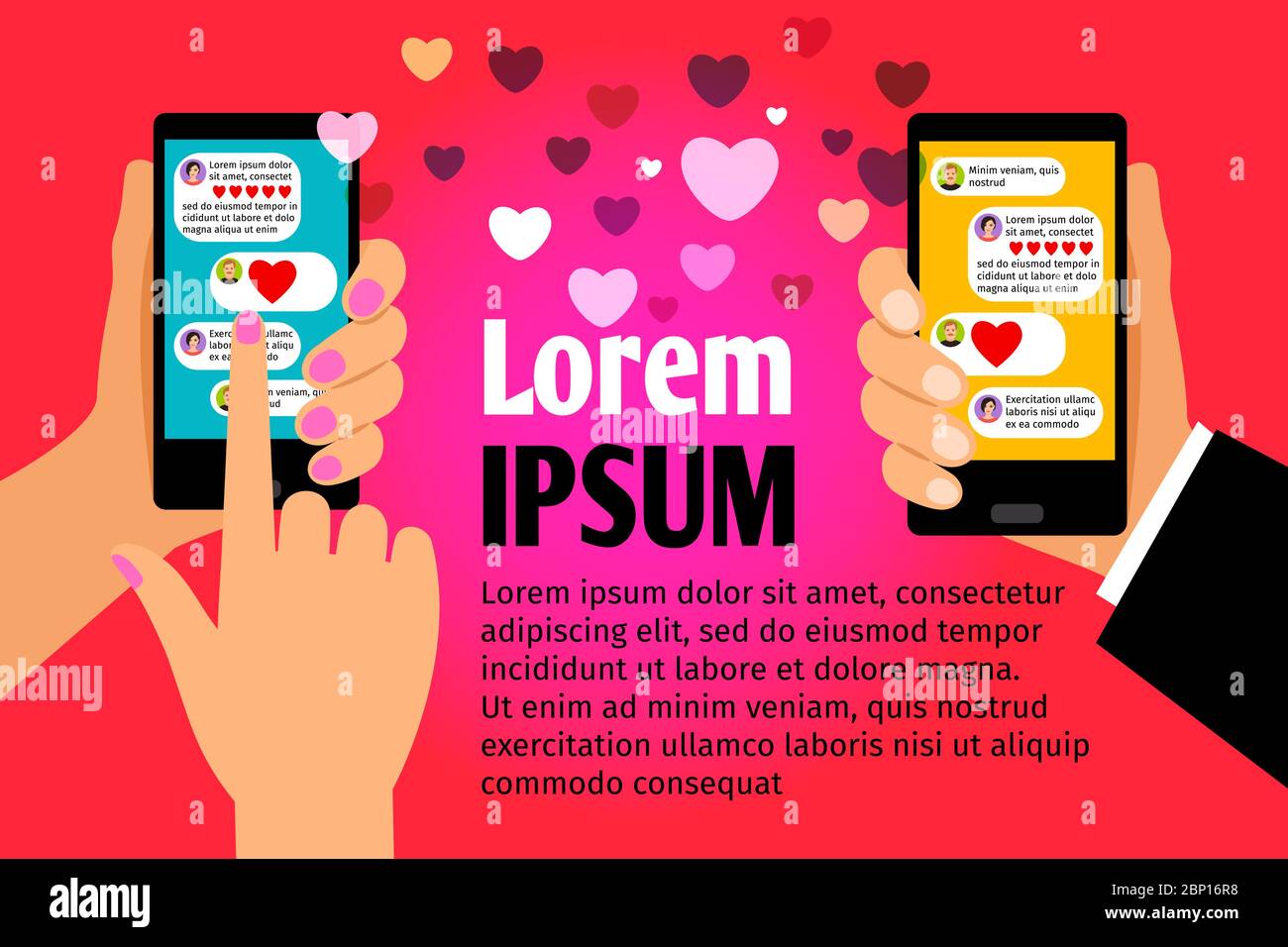 Instant messager Stock Vector Images - Alamy