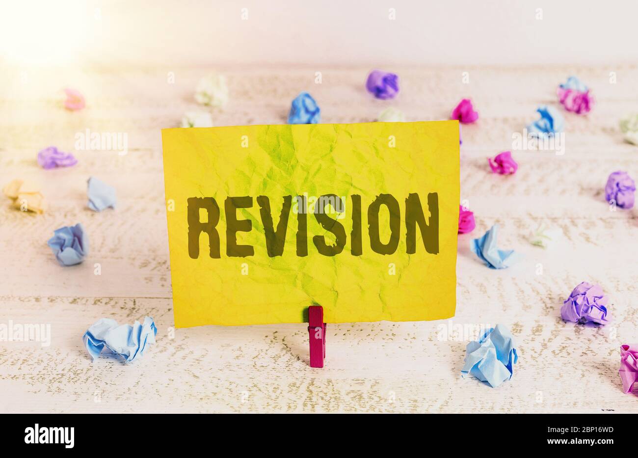 Conceptual hand writing showing Revision. Concept meaning action of ...
