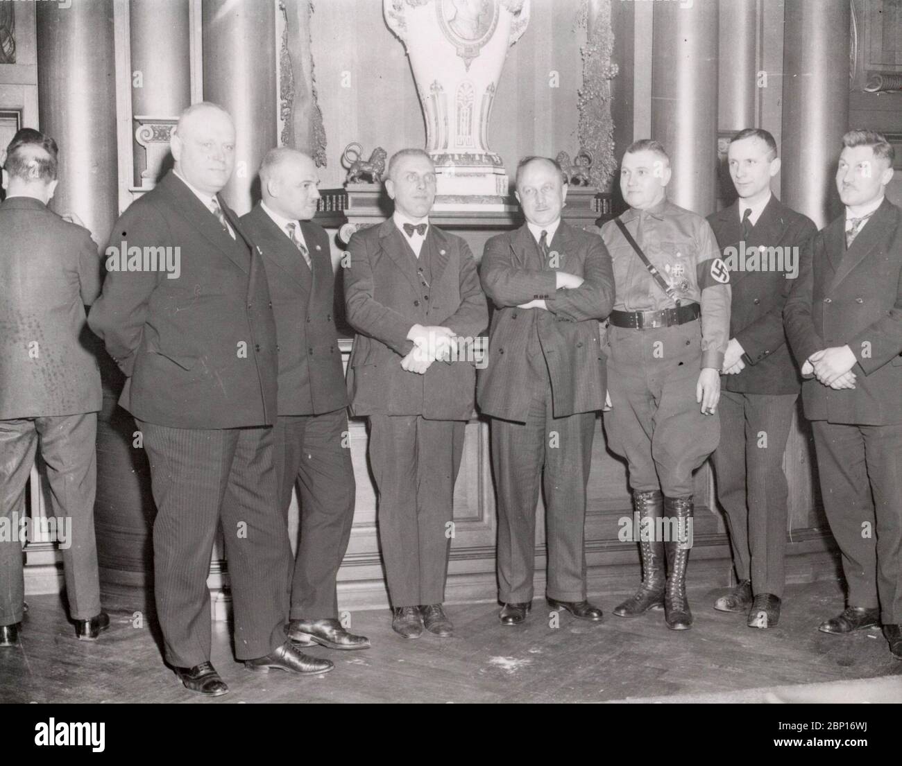 Conference in the Preussenhaus with Gauleiter Fritz Sauckel and Wilhelm ...