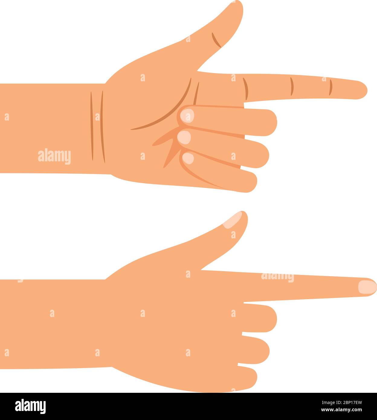 Pointing showing on screen Stock Vector Images - Alamy