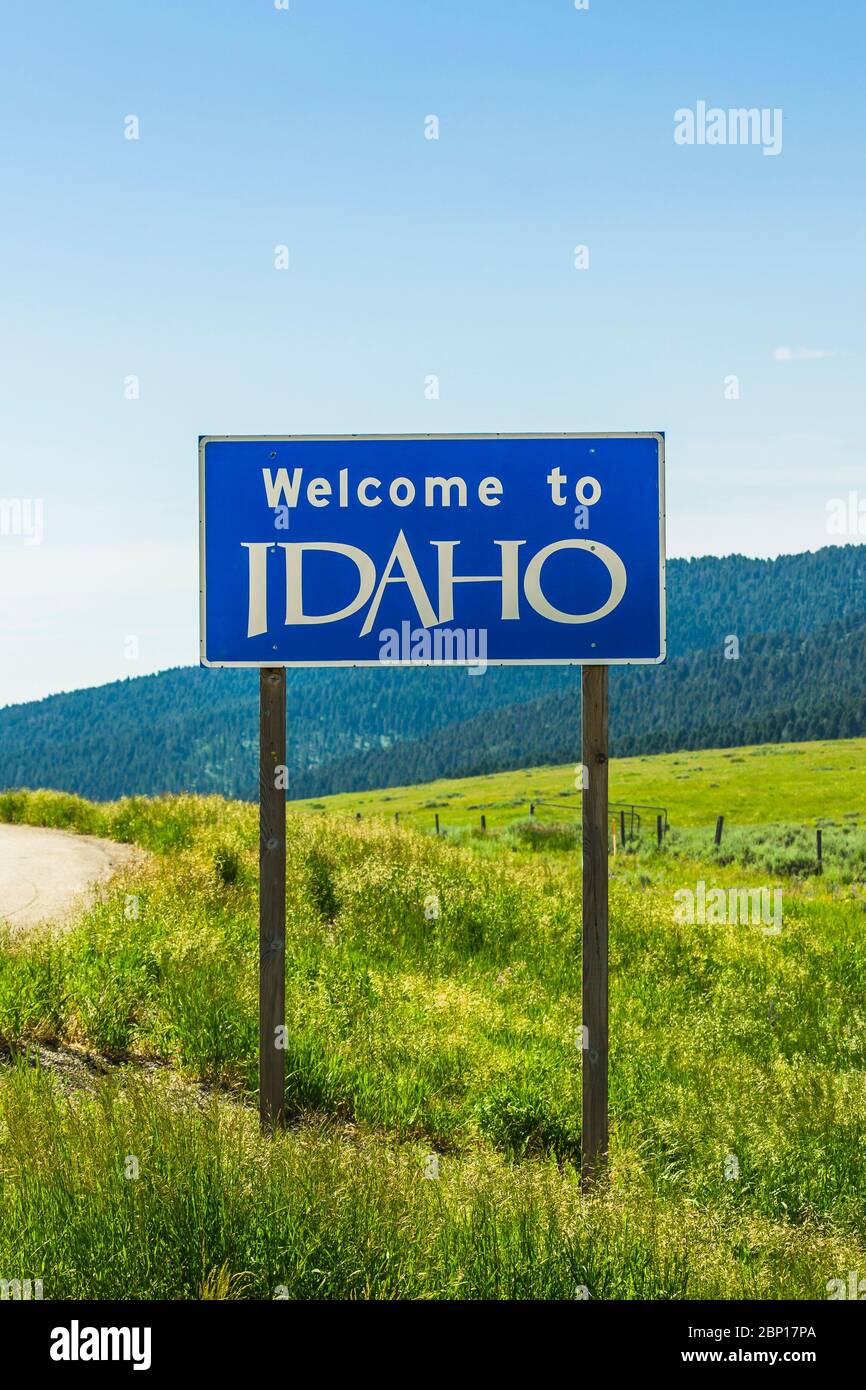 Idoho sign hi-res stock photography and images - Alamy