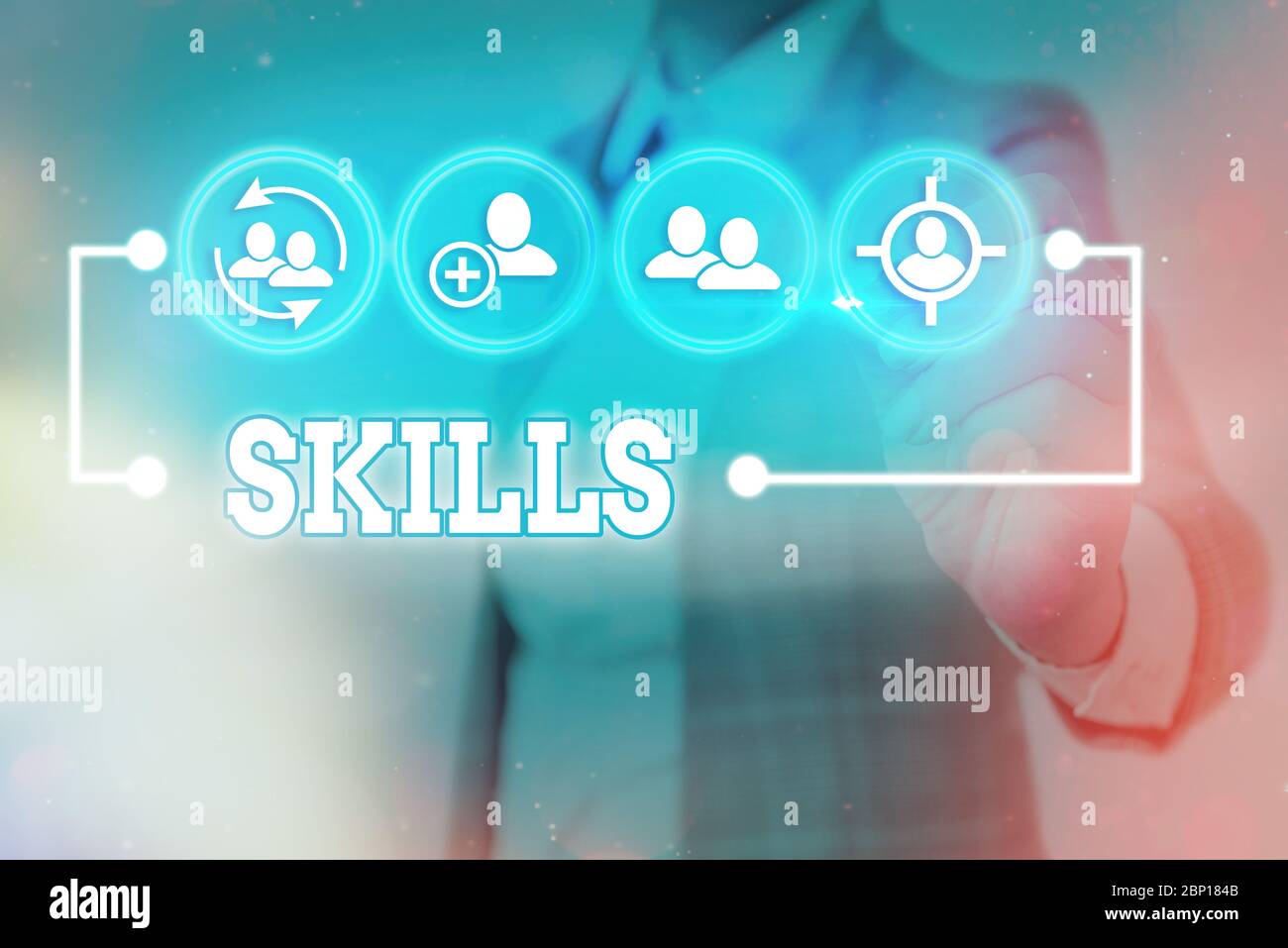 Writing note showing Skills. Business concept for ability do something ...