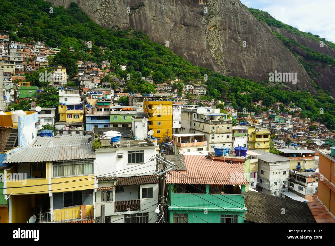 Favela Rocinha, the city inside the city Stock Photo - Alamy