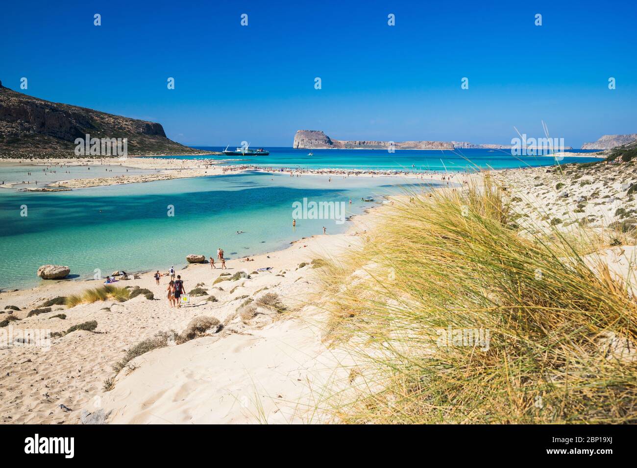 Balos bay, dream beach on the north coast of Crete Stock Photo - Alamy