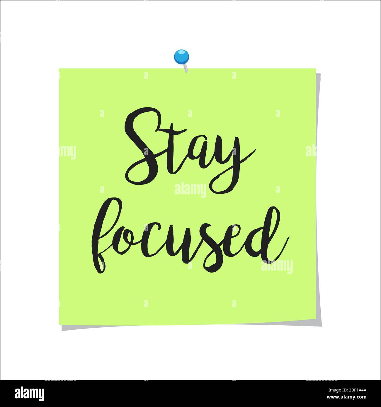 Stay focused Stock Vector Images - Alamy