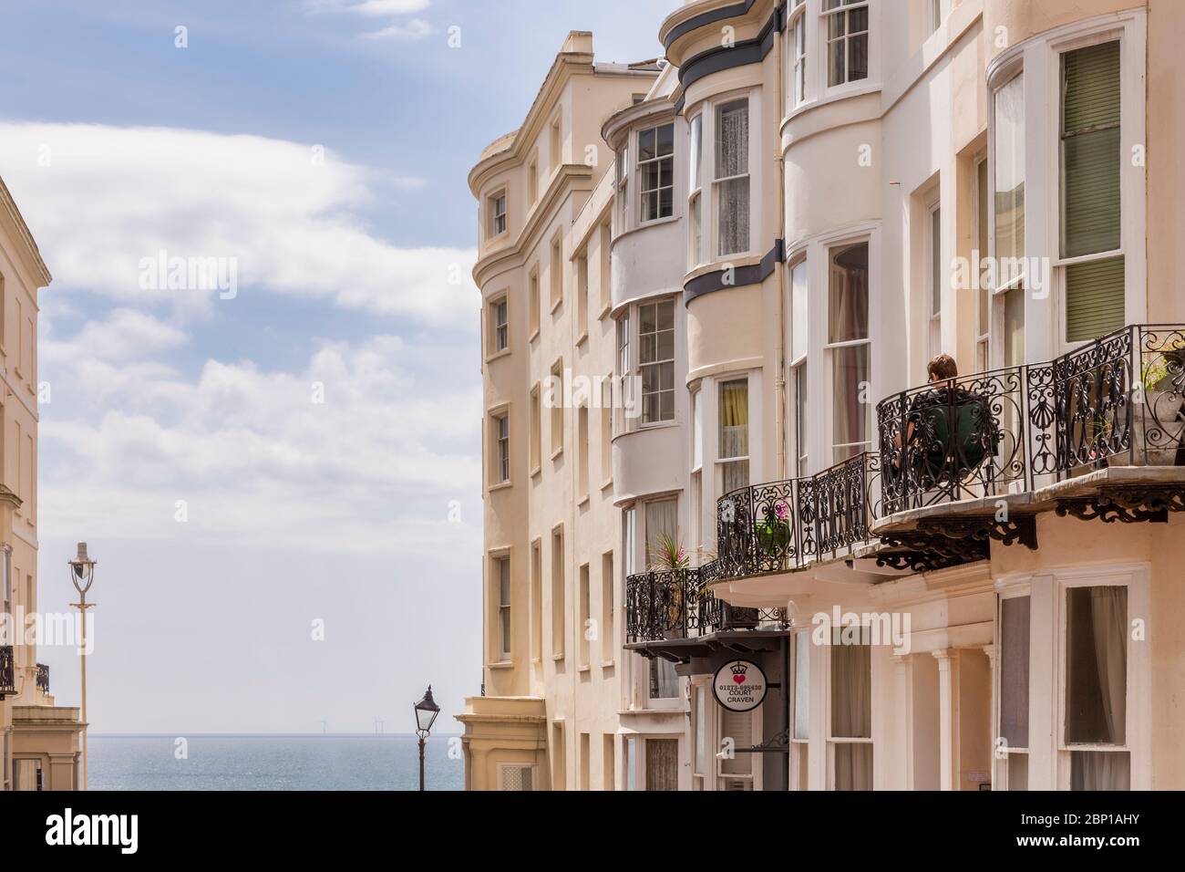Balcony sea view uk hi-res stock photography and images - Alamy