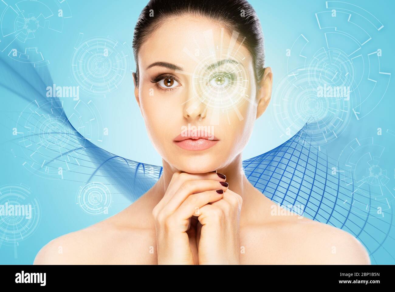 Face recognition robot hi-res stock photography and images - Alamy