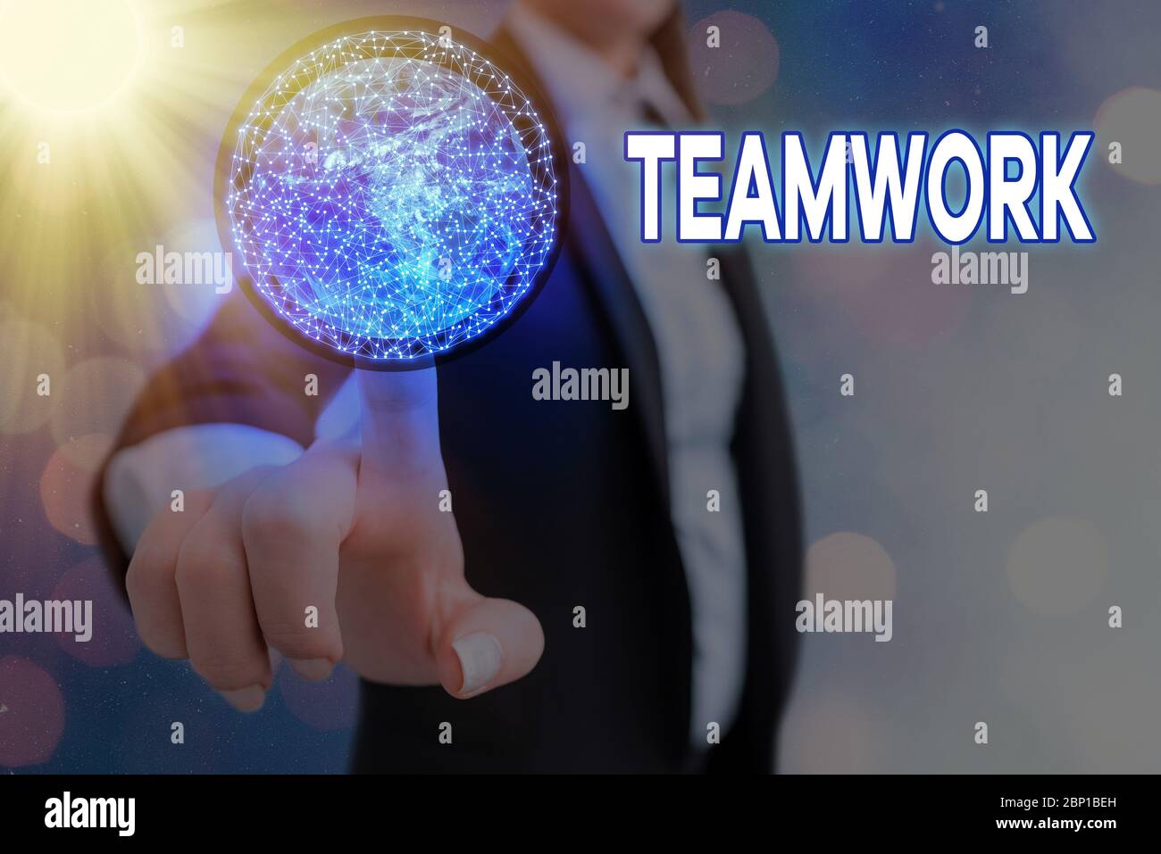 Conceptual hand writing showing Teamwork. Concept meaning combined ...