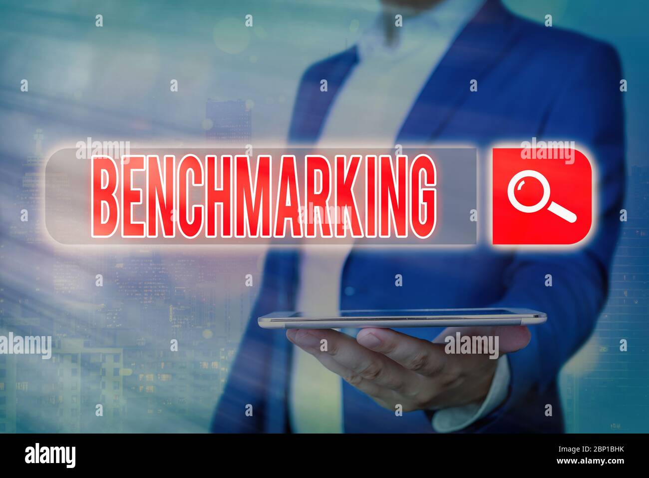 Handwriting text Benchmarking. Conceptual photo evaluate something by ...