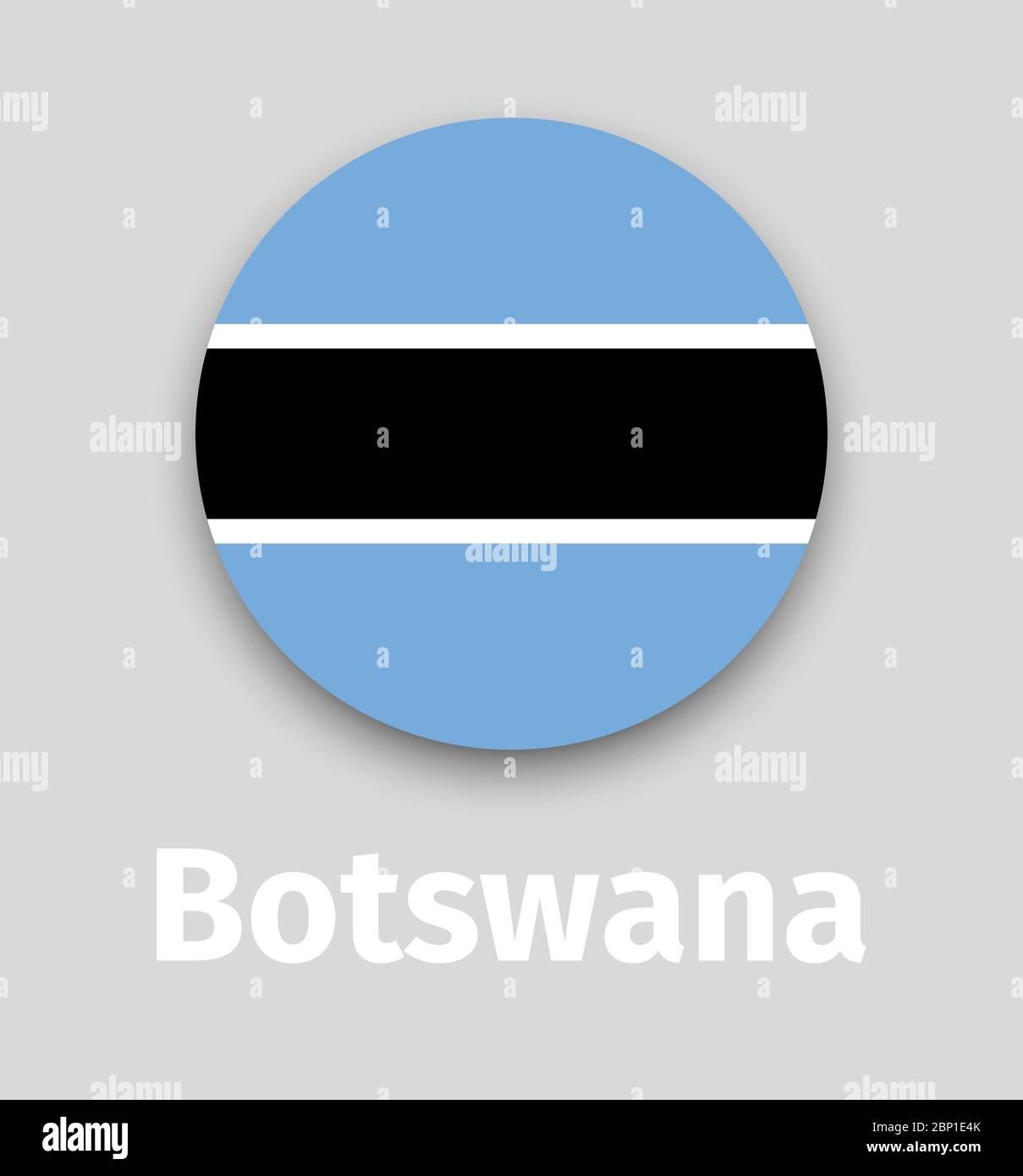 Botswana official flag Stock Vector Images - Alamy