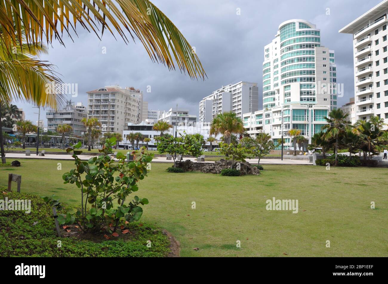 Condado Park of the Winds San Juan Puerto rico Stock Photo - Alamy