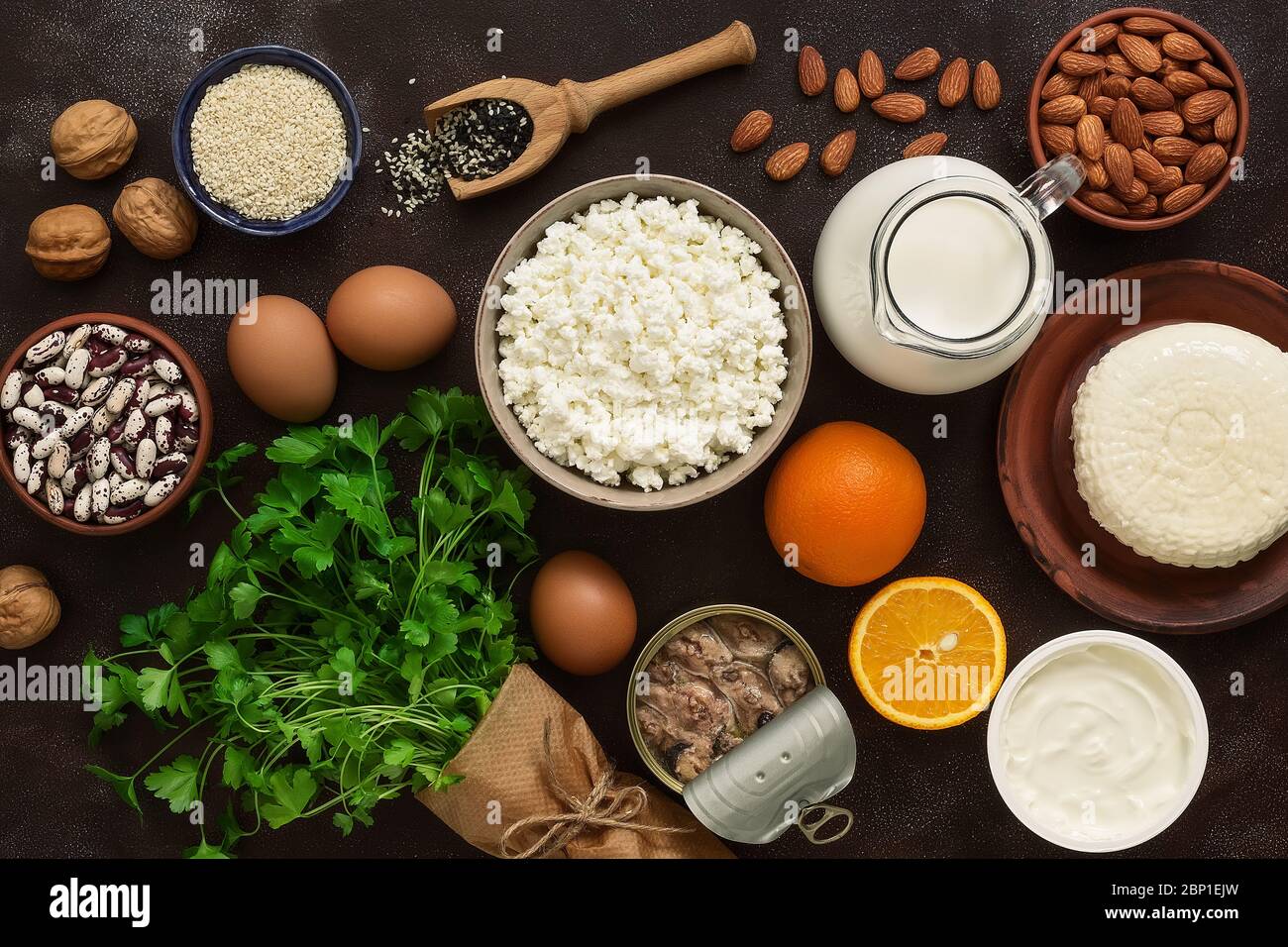 Calcium Rich Foods High Resolution Stock Photography and Images - Alamy